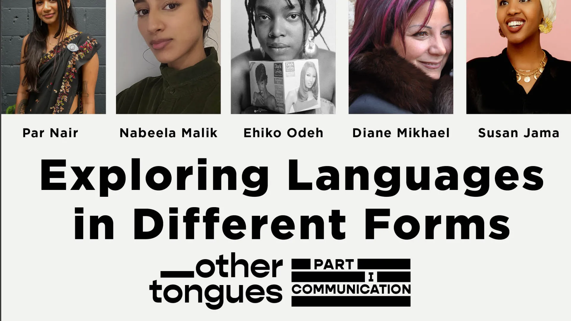 Exploring Languages in Different Forms | OCAD University